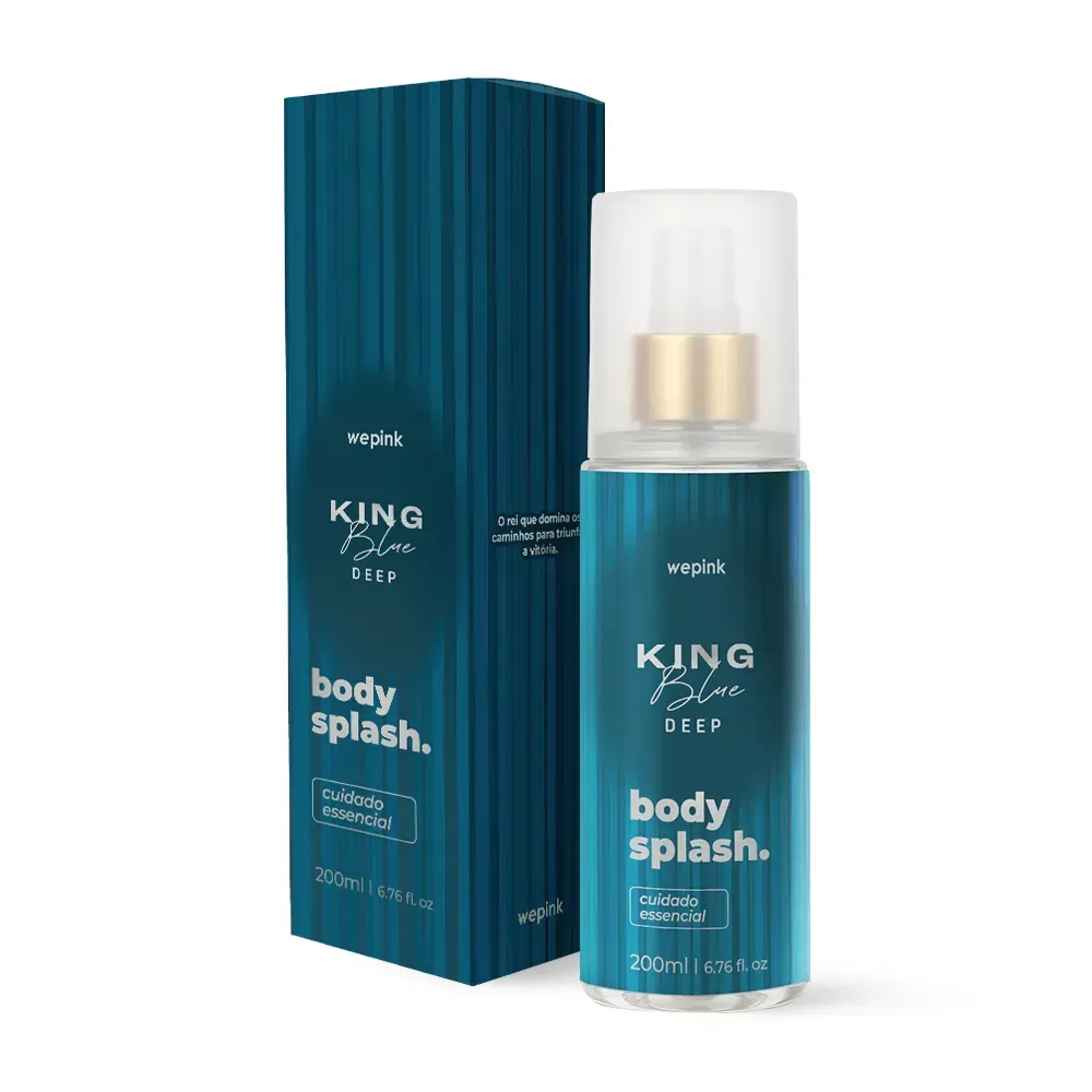 Body Splash King Blue Deep 200ml Wepink | Masculino - Wepink